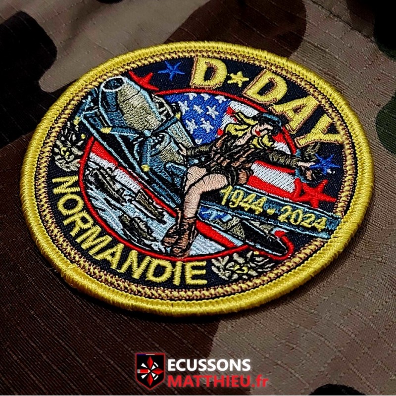 Patch D-DAY 80ans Débarquement Normandie