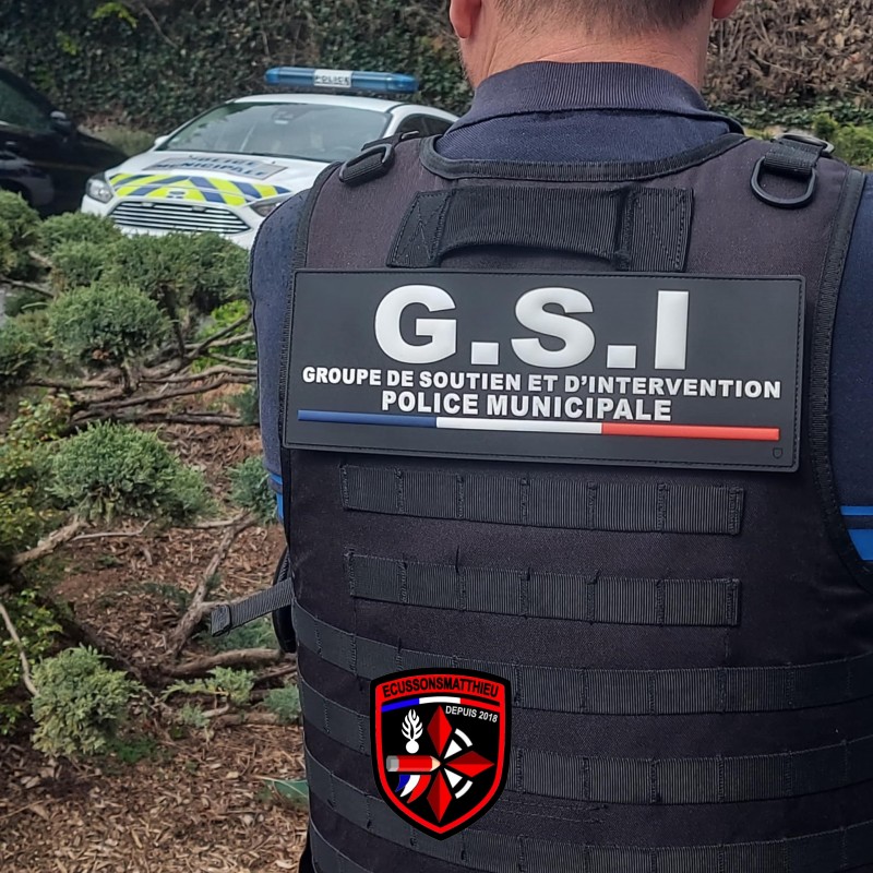 KIT DOSSARD PVC - GSI POLICE MUNICIPALE
